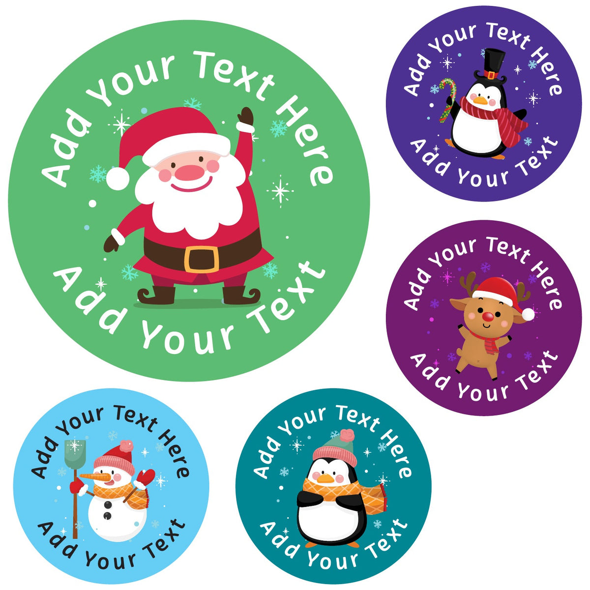 Personalised Christmas & New Year Reward Stickers — MyClassroom