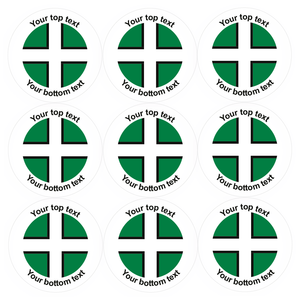 Personalised Flag Of Devon Reward Stickers — MyClassroom