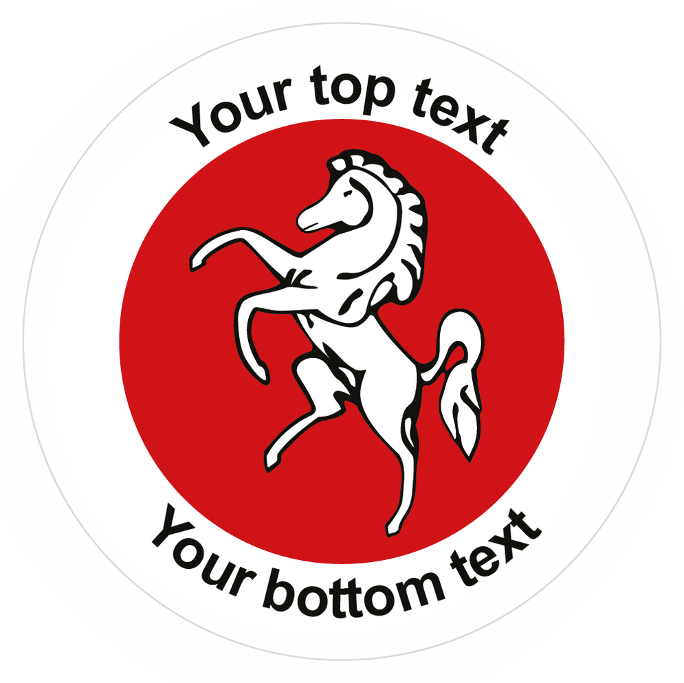 Personalised Flag Of Kent Reward Stickers — MyClassroom