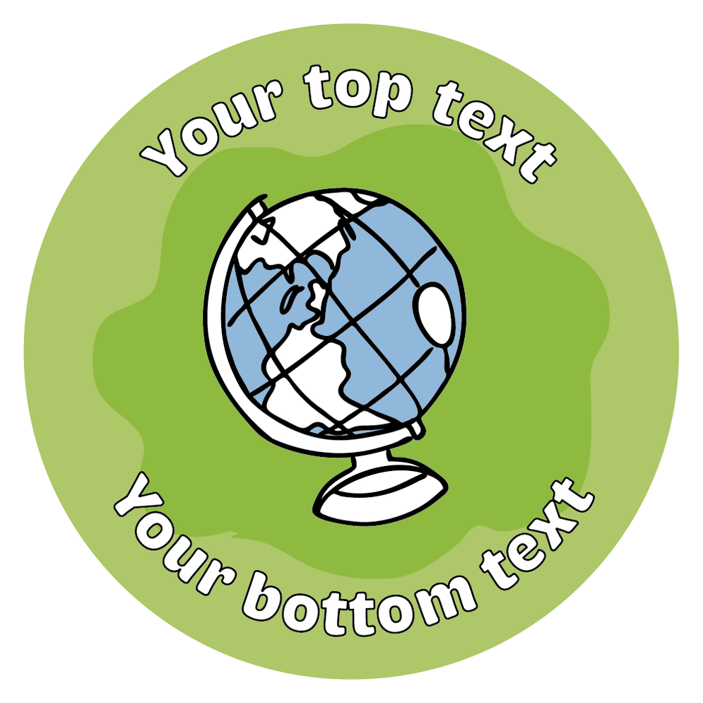Personalised Geography Reward Stickers — MyClassroom