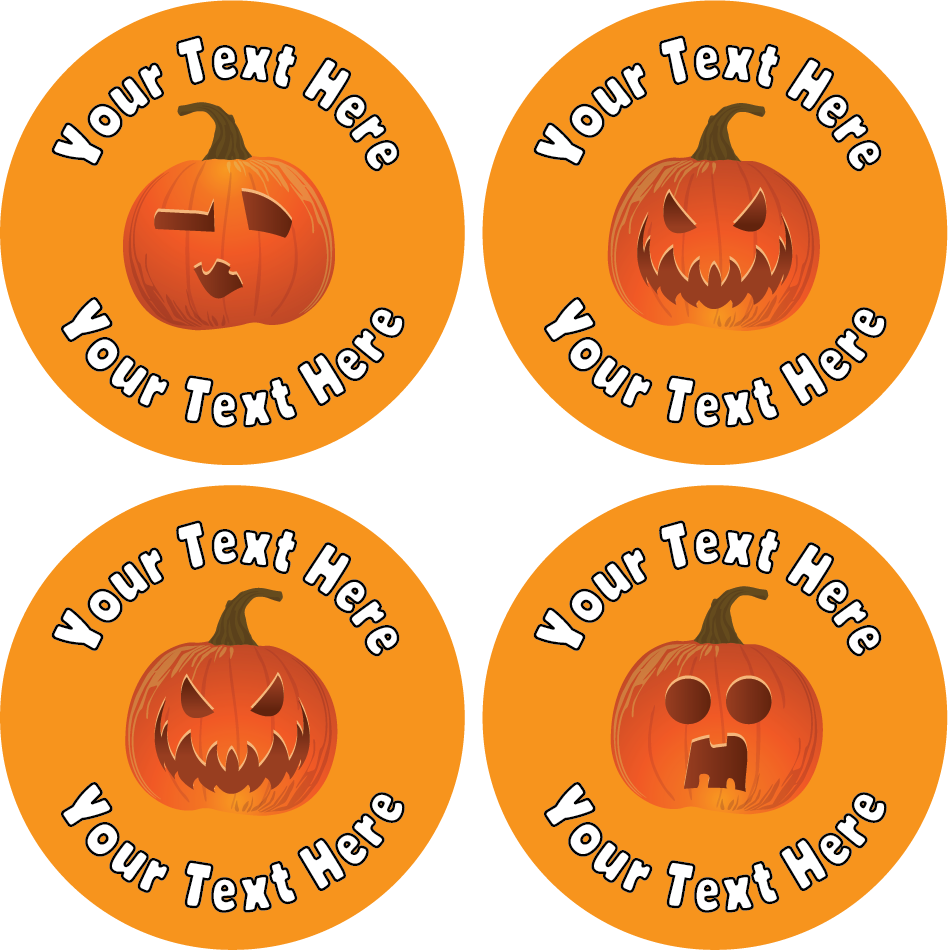 Personalised Halloween Pumpkin Reward Stickers — MyClassroom