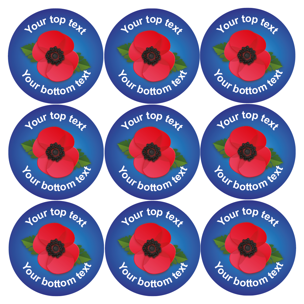 Personalised Poppy Reward Stickers — MyClassroom