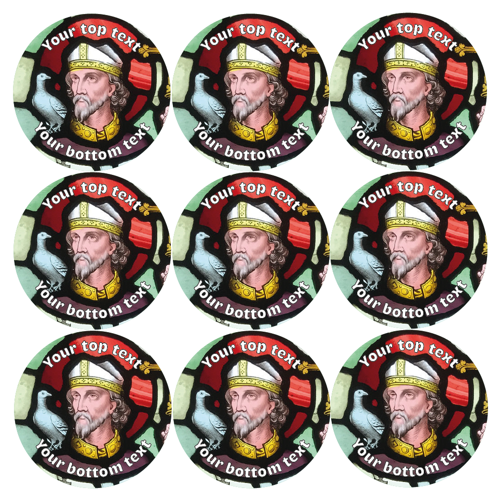 Personalised St David's Day Stickers — MyClassroom