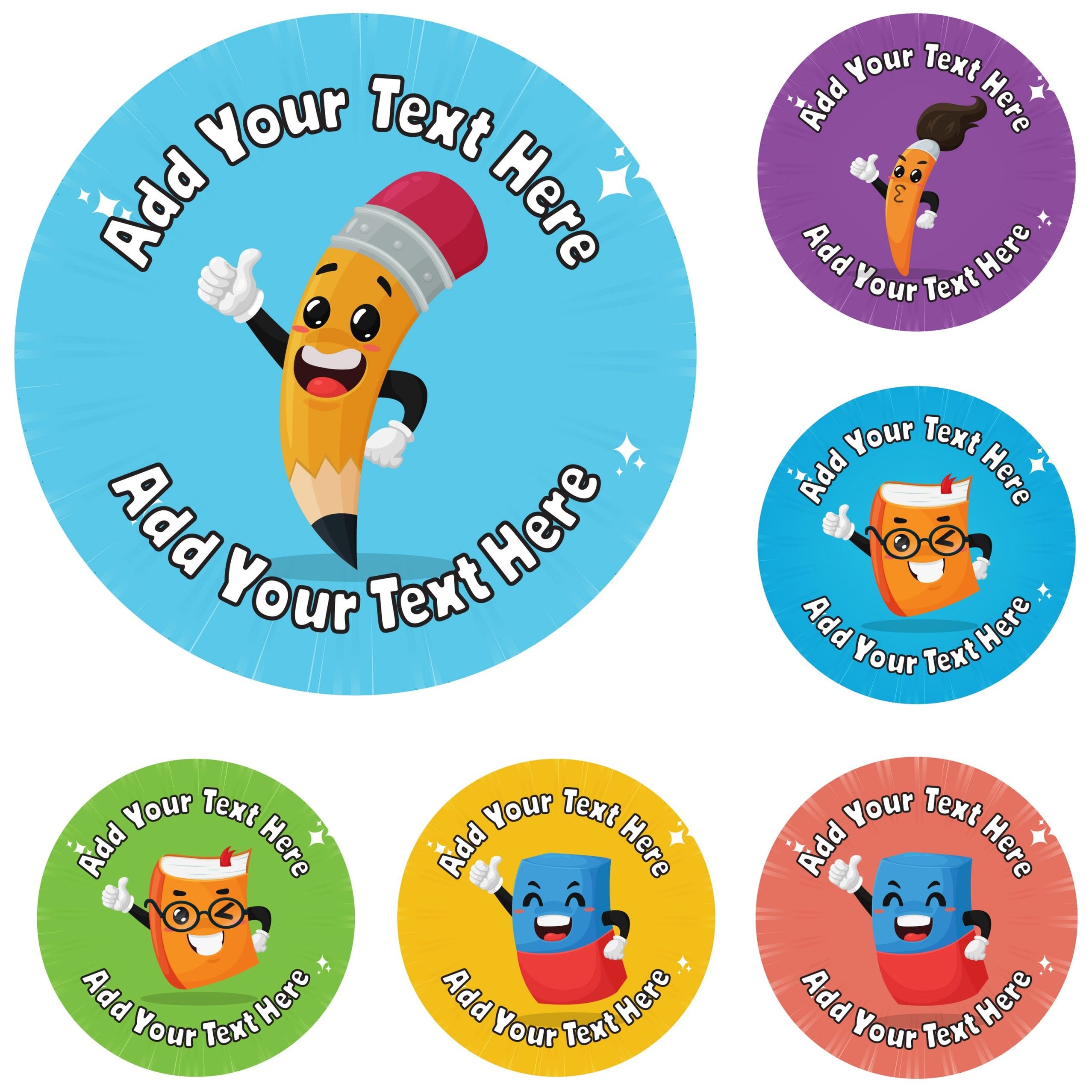 Personalised Thumbs Up Reward Stickers — MyClassroom