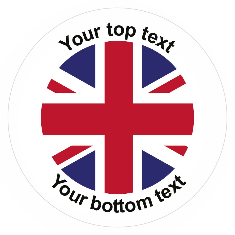 Personalised Union Jack Reward Stickers — MyClassroom