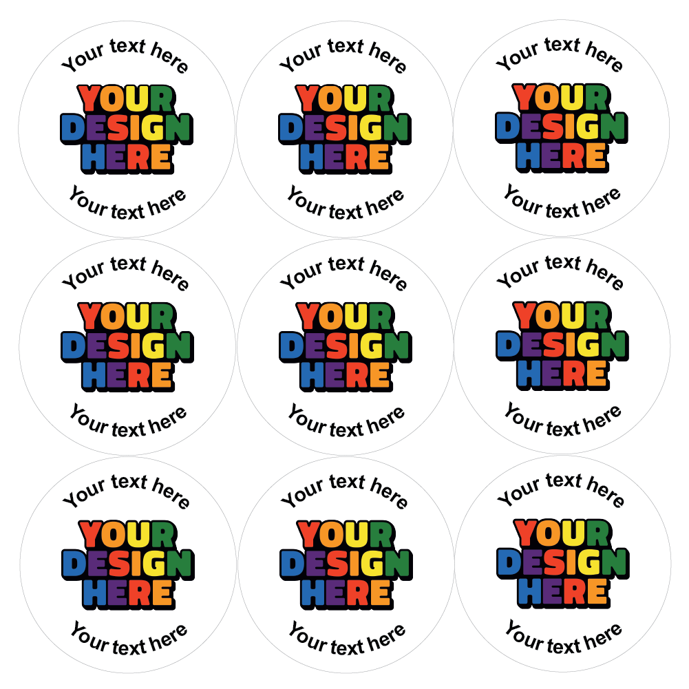 Personalised Your School Logo Stickers Add Your Own Image And Text ...