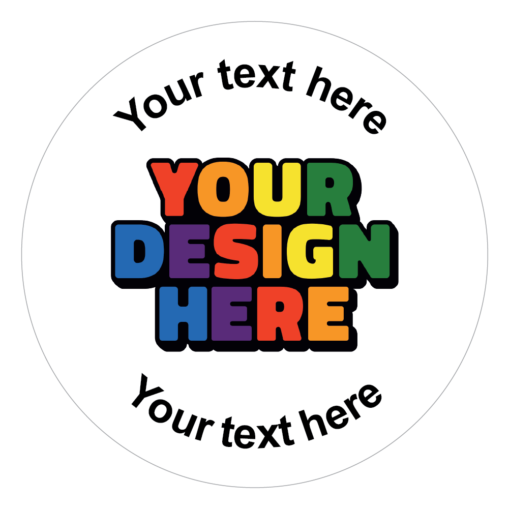 Personalised Your School Logo Stickers Add Your Own Image And Text ...