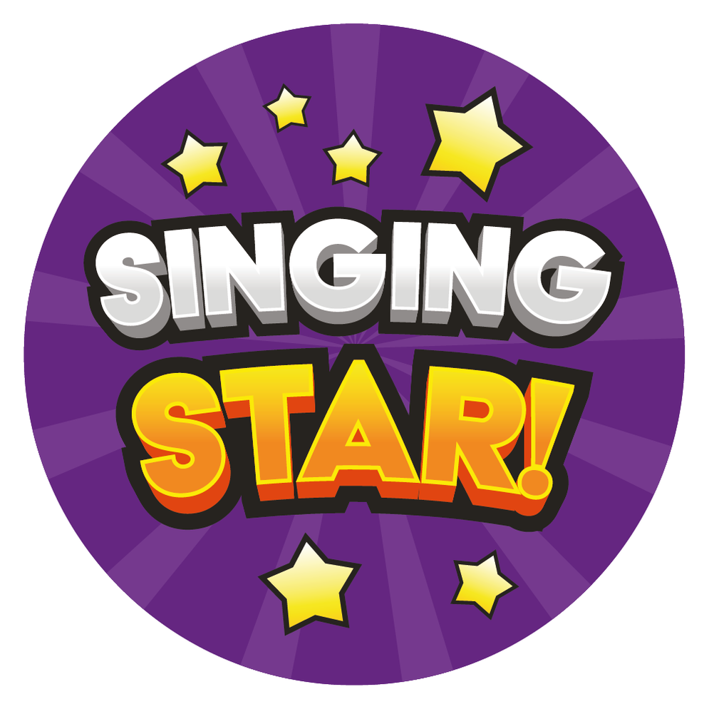 Singing Star Reward Stickers — MyClassroom