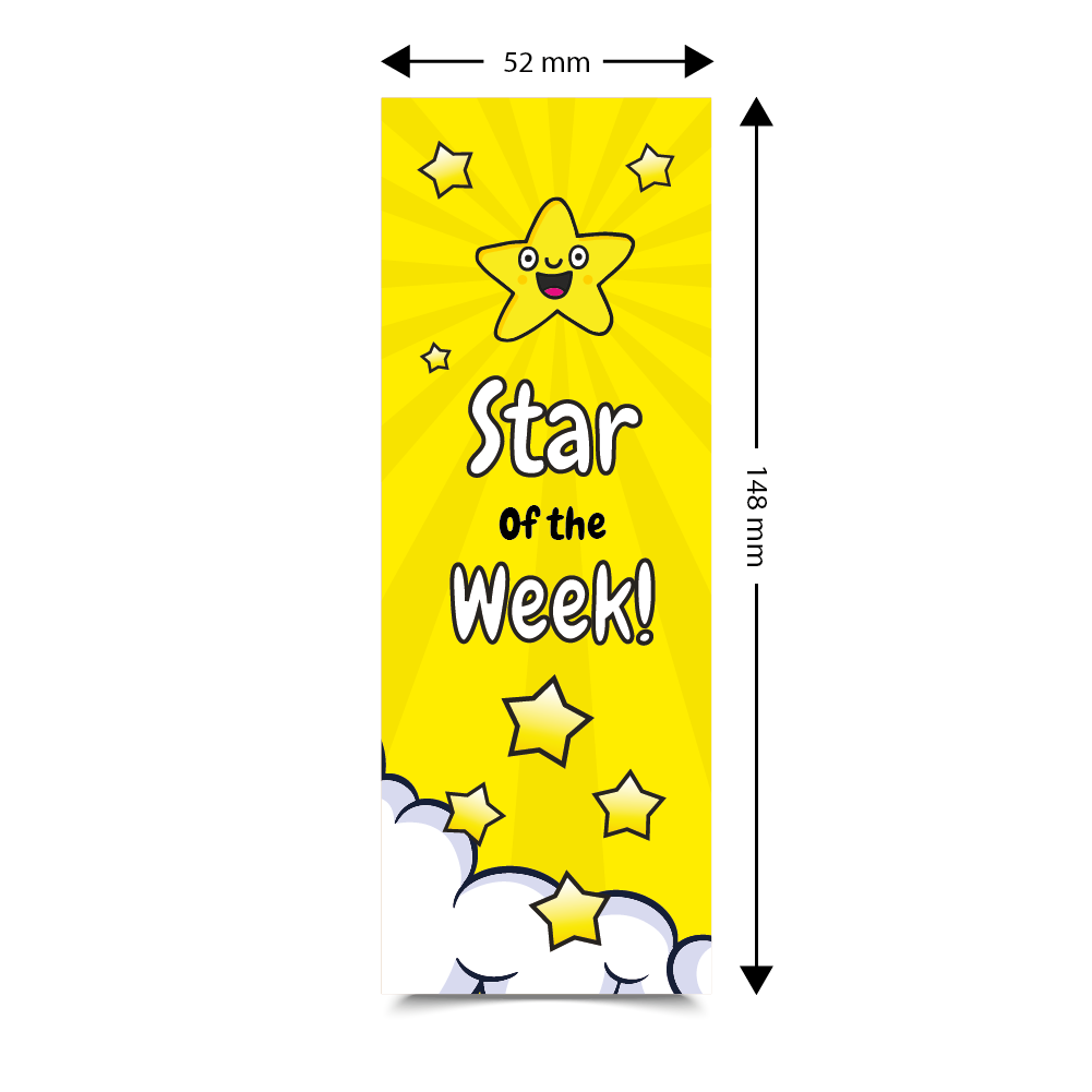 30 Star Of The Week Reading Reward Bookmarks — MyClassroom