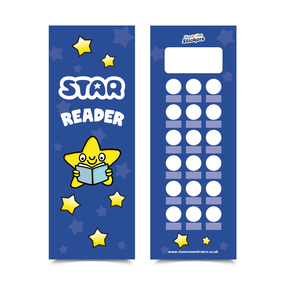 Star Reader Reading Reward Bookmarks — MyClassroom