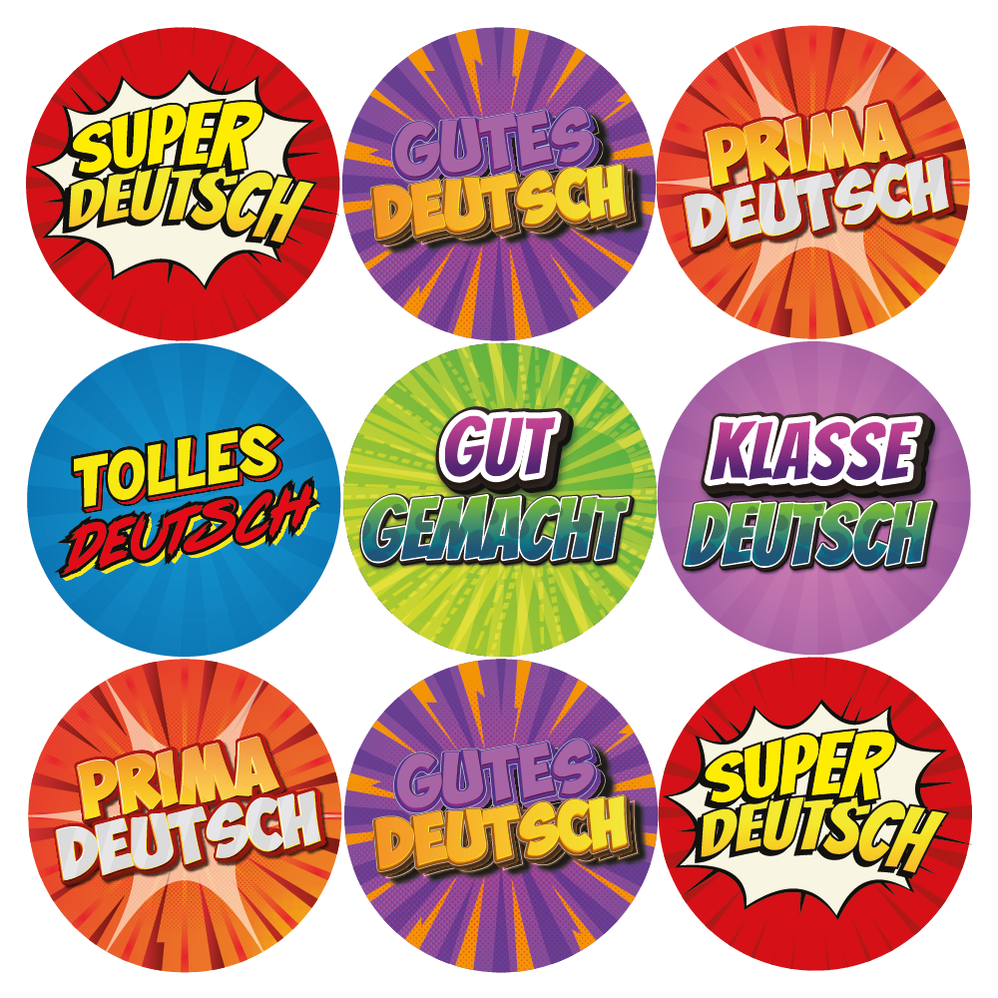 German Reward Stickers — MyClassroom