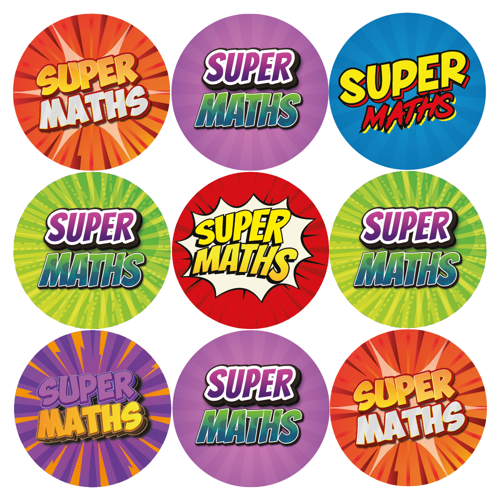 Super Maths Reward Stickers — MyClassroom