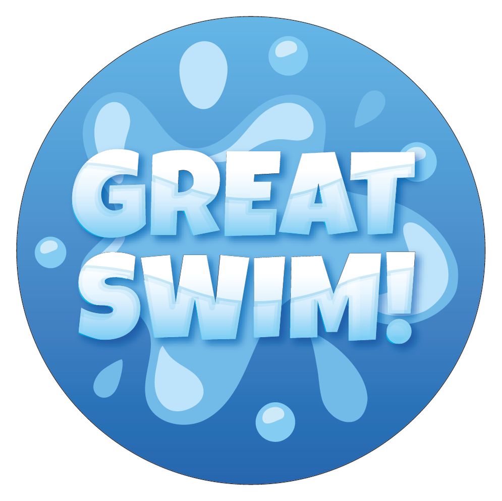 Swimming Praise Words Reward Stickers — MyClassroom