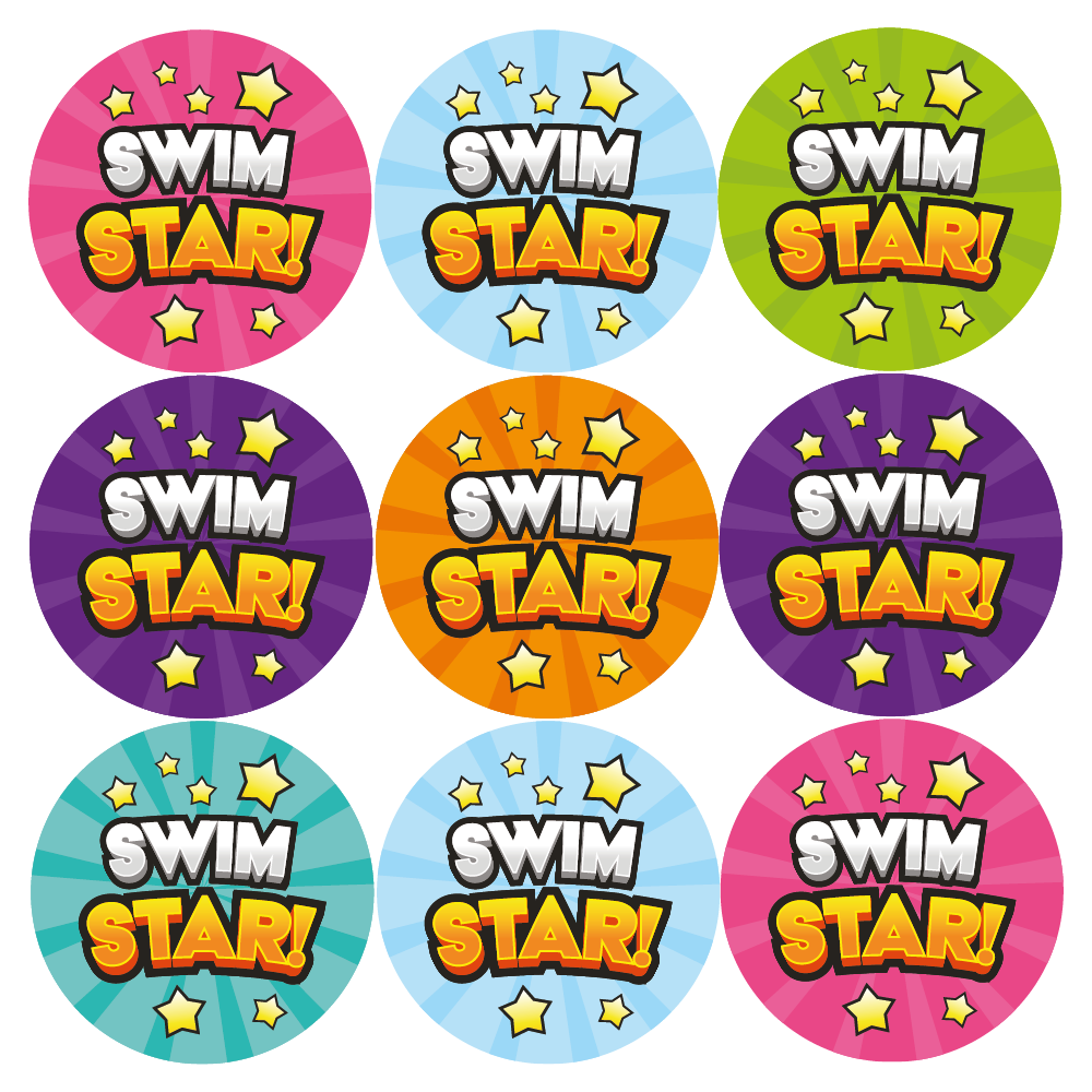 Swim Star Reward Stickers — MyClassroom
