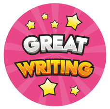 Writing Star Praise Words Reward Stickers — MyClassroom